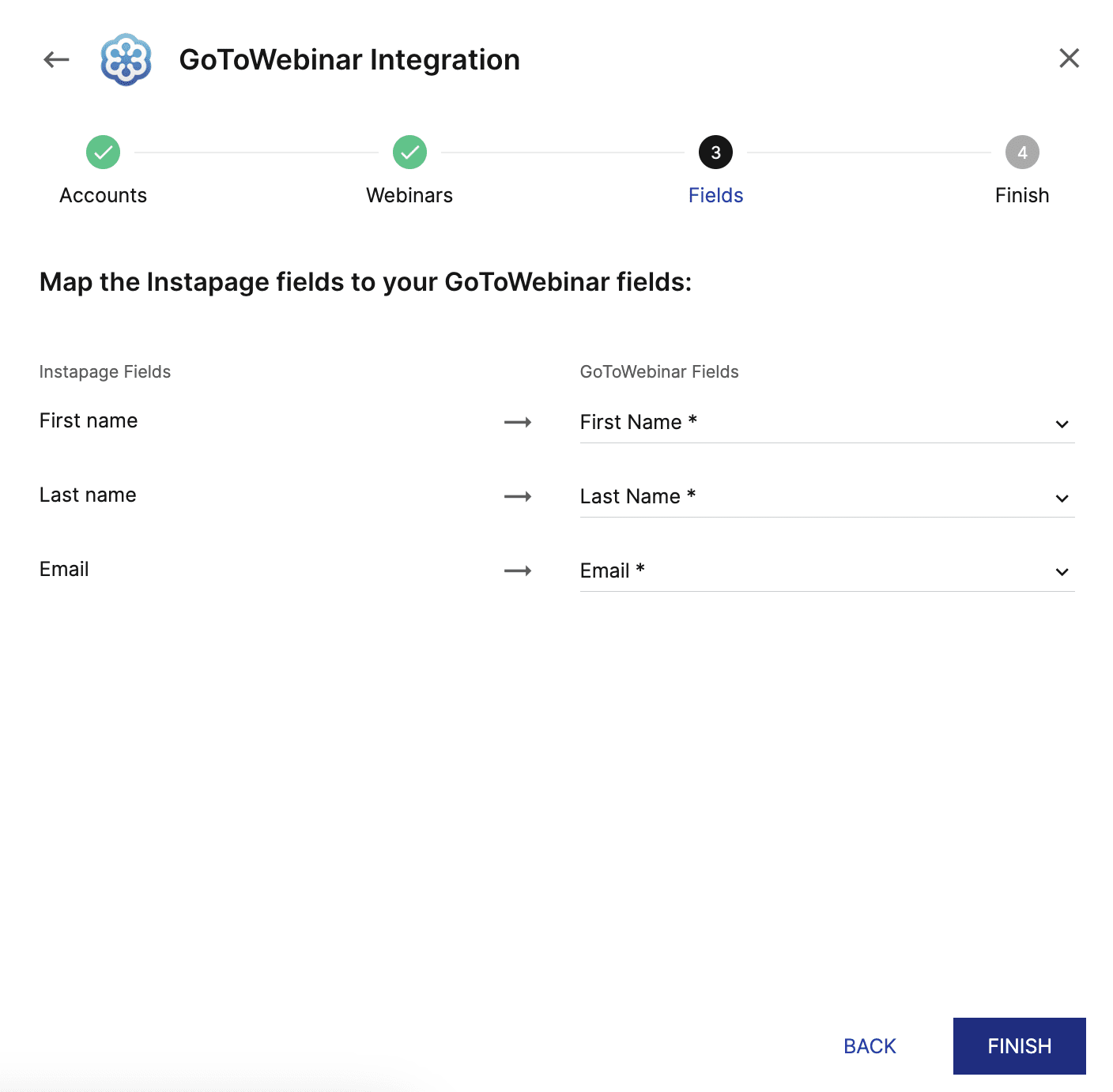 Integrating with GoToWebinar – Instapage Help Center