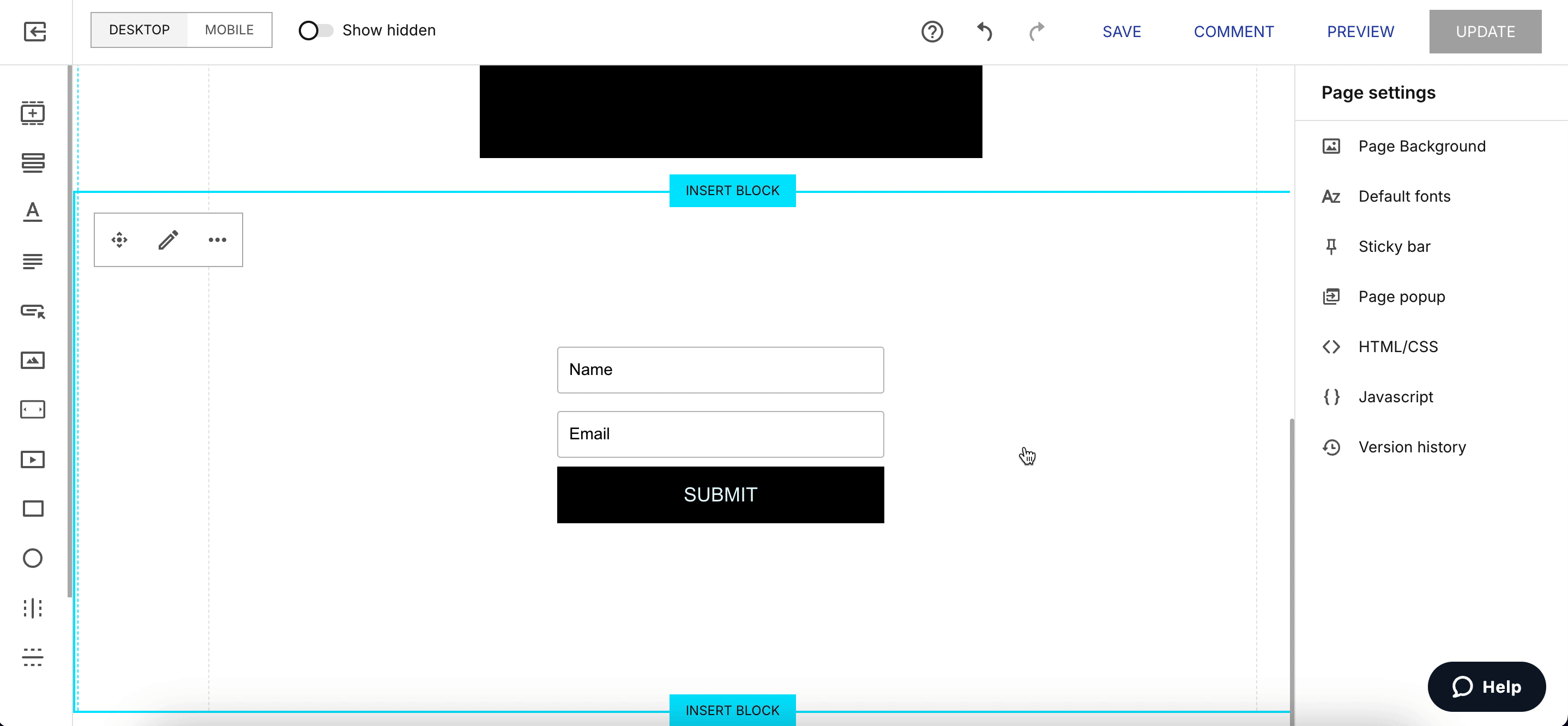 The different types of form fields – Instapage Help Center