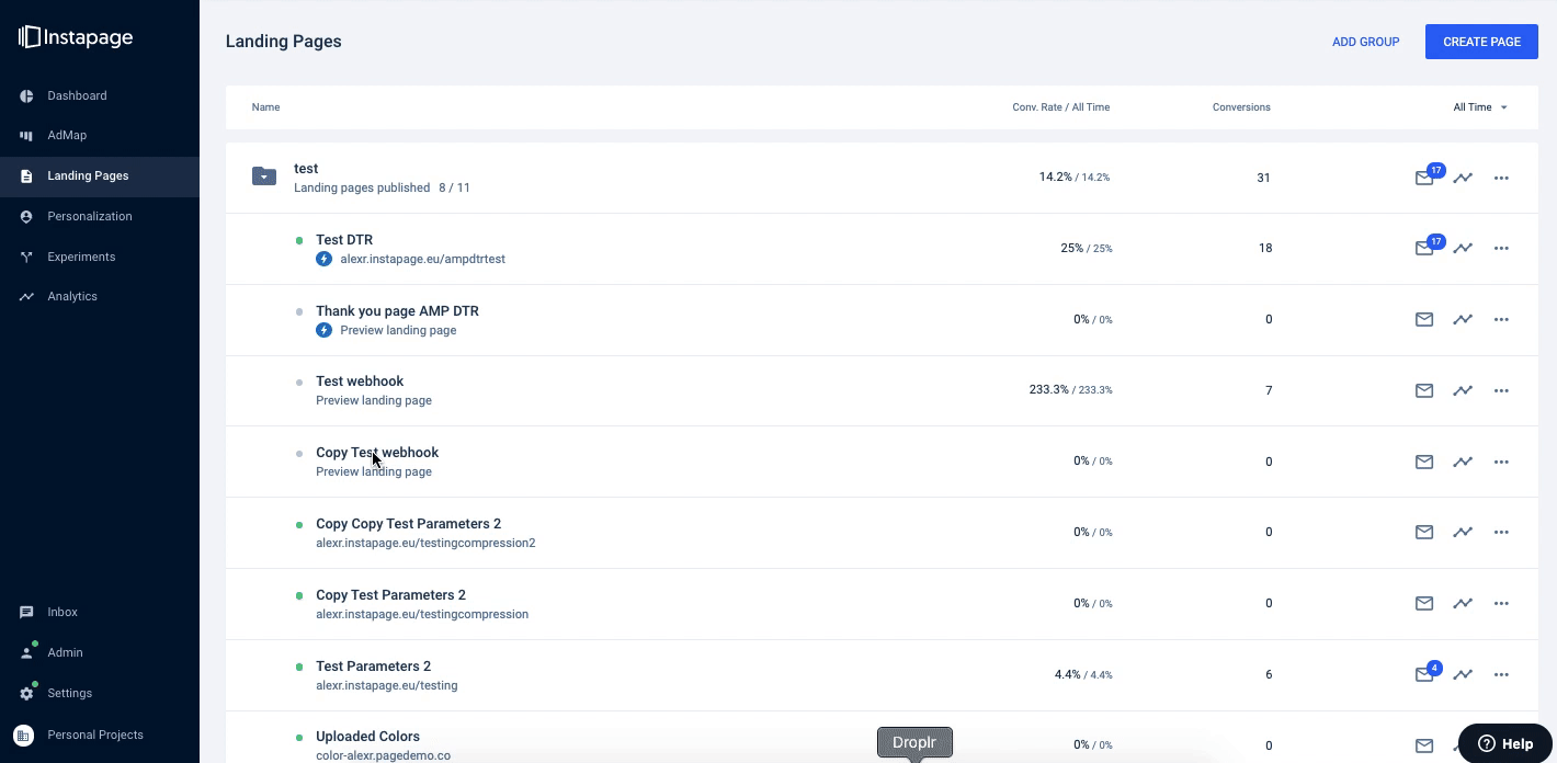 Publishing Your Page to Drupal – Instapage Help Center